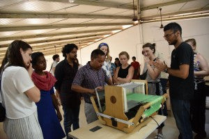 AVL Little Weaver at KSID Fashion college Kerala - Shuttles and Needles