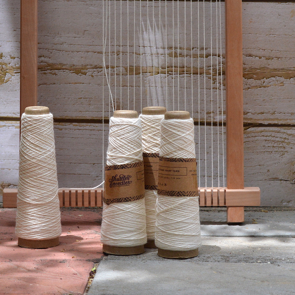 Weaving Frame Warp Yarn - Shuttles and Needles